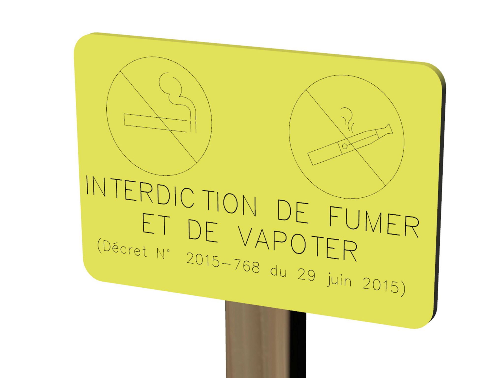 Panneau D'interdiction De Fumer